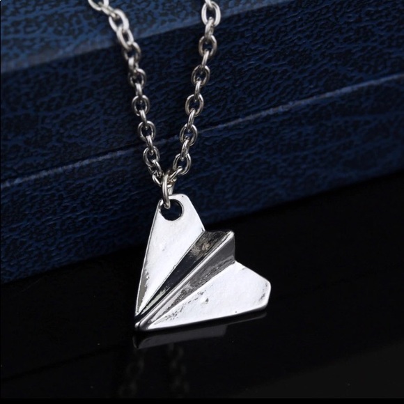 Accessories | Fashion Paper Airplane Pendant Necklace | Poshmark